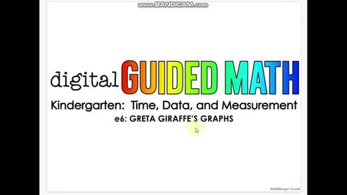 Digital Guided Math Kindergarten Time, Data, & Measurement by Reagan ...