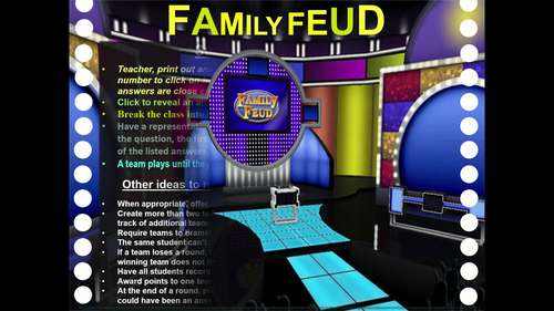STAR WARS-THEMED FAMILY FEUD GAME - (version 11 of 12) "BEYOND THE MOVIES"