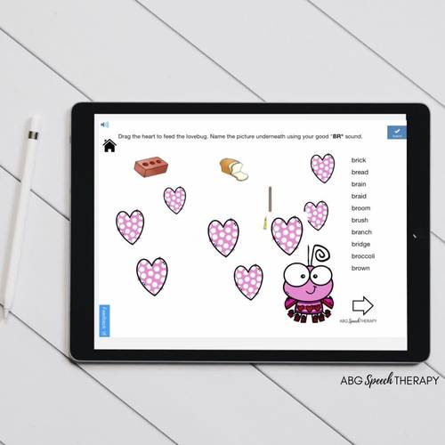 R Blends Valentine's Day Articulation Boom Cards™ for Speech Therapy