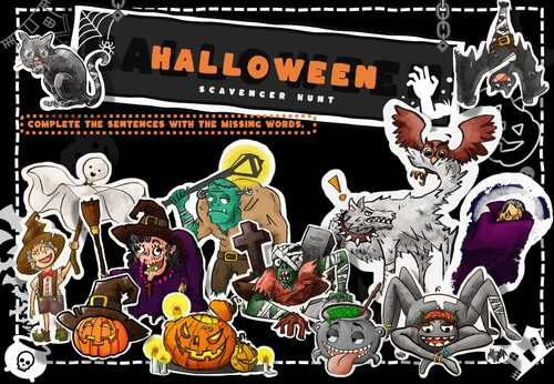 AUTUMN SEASON BUNDLE - HALLOWEEN & THANKSGIVING Word Search Game