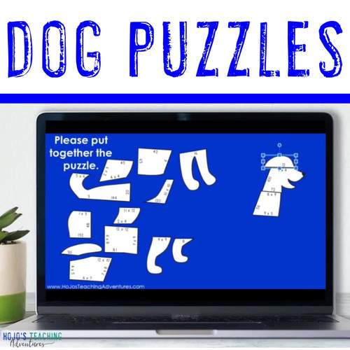 MULTIPLICATION Dog Puzzle | Fire Safety Week Prevention Activity Game ...