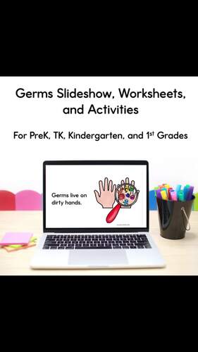 Germs Activity, Printable, Craft, Powerpoint, Lesson Plan Craft PreK ...