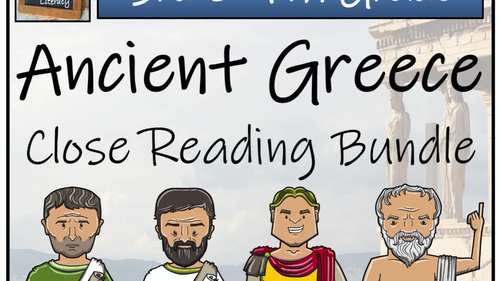 Ancient Greece Close Reading Comprehension Activity Bundle | 3rd & 4th ...