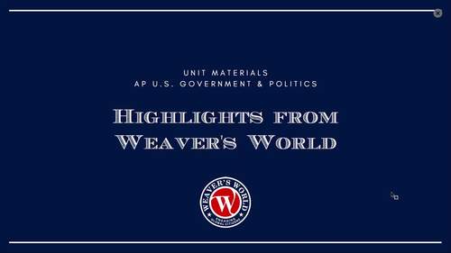 AP Government Unit 3 Materials - Civil Liberties & Civil Rights | TpT