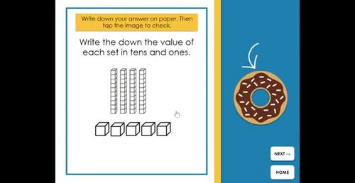 Place Value Breakfast Digital Math Game | Google Slides & Power Point