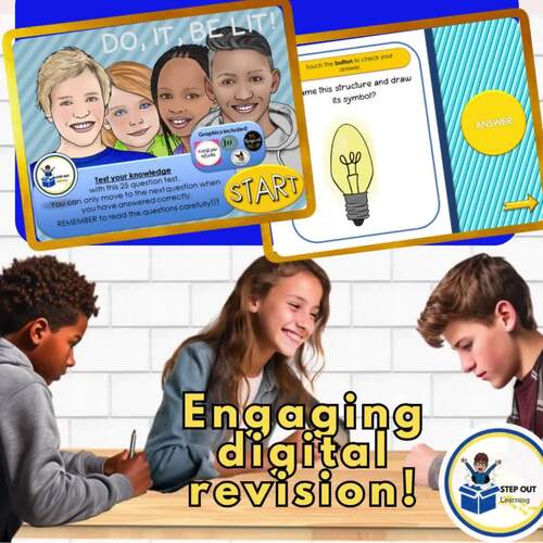 Electricity and circuits revision activity with worksheet, middle ...