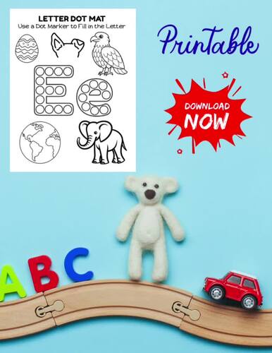 Letter E Dot Marker Worksheet Upper Lowercase Alphabet Printable ...