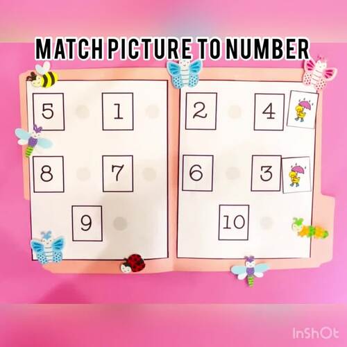 Spring File Folders Counting 1-10 by Ms Gs Abilities | TPT