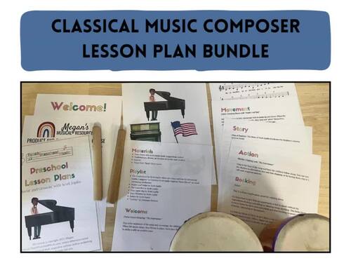 Classical Music Composer Lesson Plan Bundle | Movement and Music Activities