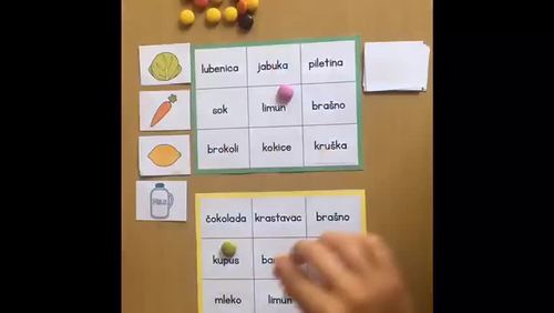 Serbian Food Bingo Latin Alphabet by Miss Jelena's Classroom | TPT