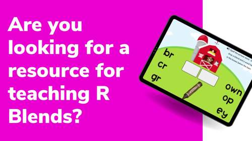 R Blends Boom Cards Digital Phonics Game by Fiddleheads | TPT