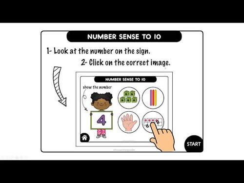 Numbers to 10 - 9 Distance Learning Centers for Google & Seesaw | TPT