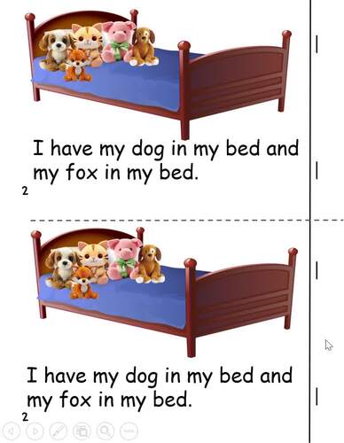 Decodable In My Bed Savvas My View Kindergarten SOR Unit 3 by Stacy Schuck