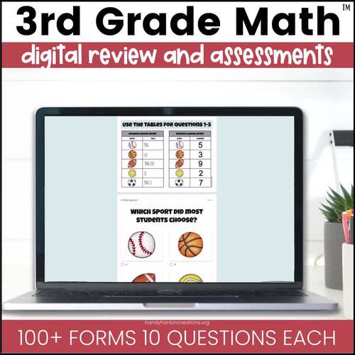 3rd Grade Go Math Review Math Center Digital Activities Tpt