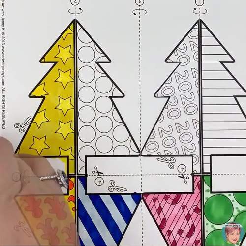 Pop Art 3D Christmas Ornaments A Unique Christmas Activity or Christmas ...