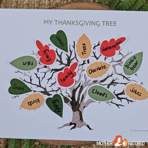 Thanksgiving Tree Craft | Gratitude Printable | Thanksgiving Activity