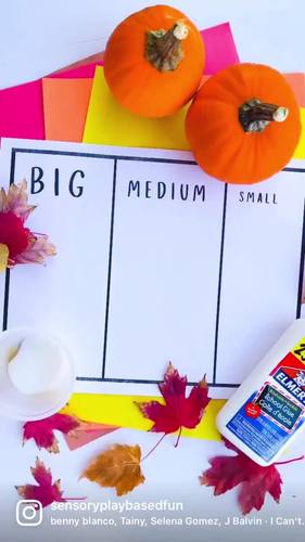 SORTING ACTIVITIES, SORT BY SIZE, FINE MOTOR SKILLS, KINDERGARTEN, PREK ...