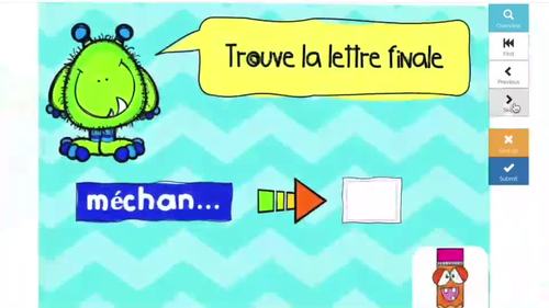 French Silent Final Letter | Lettre finale muette BOOM CARDS | TPT