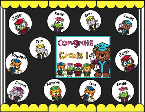 Graduation Animal-Themed Bulletin Board Display Door Decor | TPT