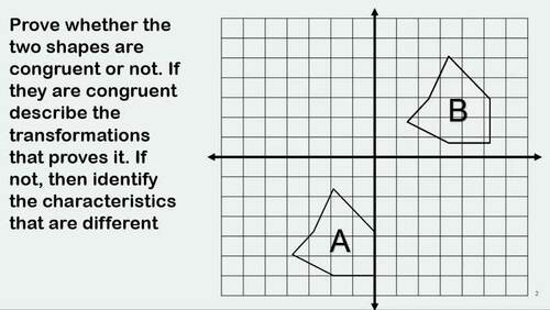 Proving Congruency With Rigid Transformations by The Independant Variable
