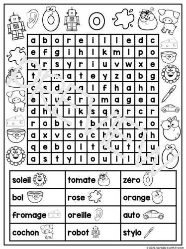 French Word Searches Bundle | Les mots cachés by Sprinkle it with French