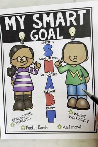 SMART Goal Templates and SMART Goal Worksheets - Student Data Binder ...