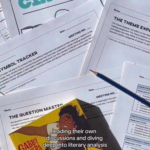 Literature Circles Bundle - Literature Circle Roles and Book Club ...