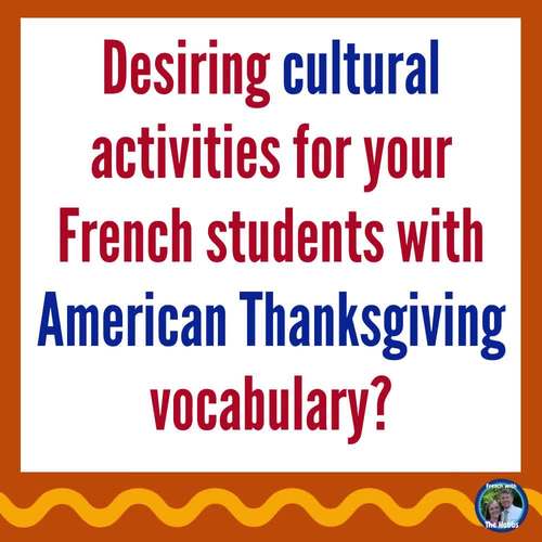 French Thanksgiving Presentation & Activities PPT™ & Slides™ l’action ...