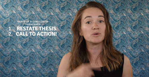 How to Write a Persuasive Conclusion Paragraph Step-by-Step Video Lesson