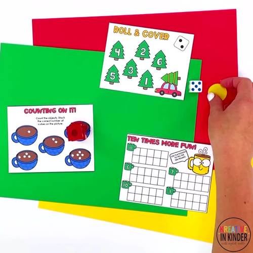 Winter No Prep Math Games January Activities Counting Numbers | TPT