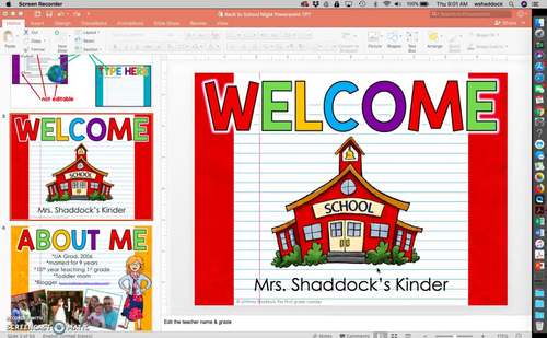 Open House EDITABLE Powerpoint by The First Grade Roundup by Whitney ...