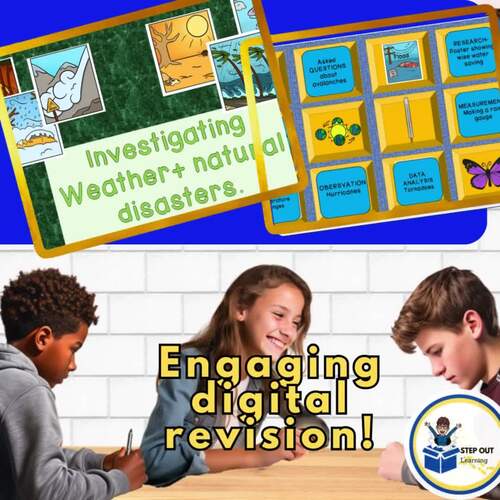 Severe weather research project - digital activity for 4th grade science