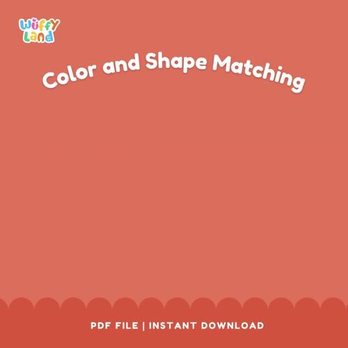 Color and Shape Matching Activity – 8 Pages PDF for Preschool ...