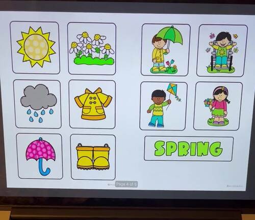 Spring & Winter Seasons Sort by Mrs Ellementary | TPT