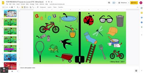 Trouvez-le! - Le son ETTE - Google Slides™ by Mme Bock | TPT