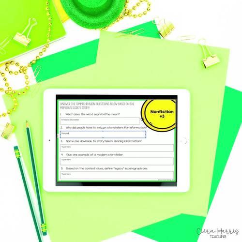 St. Patrick's Day Digital Unit by Ciera Harris Teaching | TpT