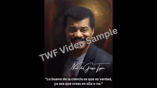 Famous Scientist Inspirational Quote Posters - SPANISH VERSION - 24 Posters