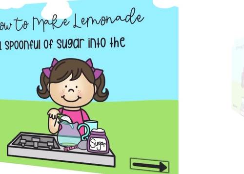BOOM CARDS™ Lucy Loves Lemonade for Mixed Speech & Language Groups
