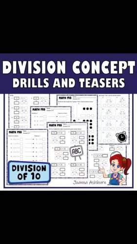 Division Table of 10 Fluency Practice and Enrichment Worksheets | TPT
