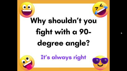Funny, Silly and Clean Math Jokes for kids with Google slides ...