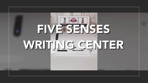 Five Senses Writing Activities For Writing Stations With Word Wall Words
