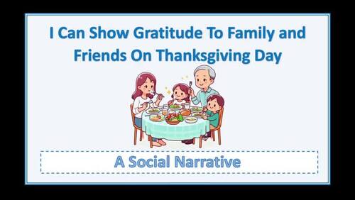 Thanksgiving English Social Emotional Skills Story Activities Autism ...