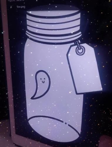 Halloween Counting Ghosts Clip Art. Spell Jar. Contando fantasmas.