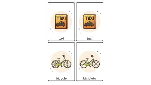 English - Spanish Flashcards - Travel & Holiday Vocabulary | 84 ...