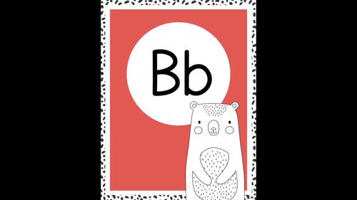 Alphabet Posters - Animal Alphabet Posters - Bright by A Pawsitive Teacher