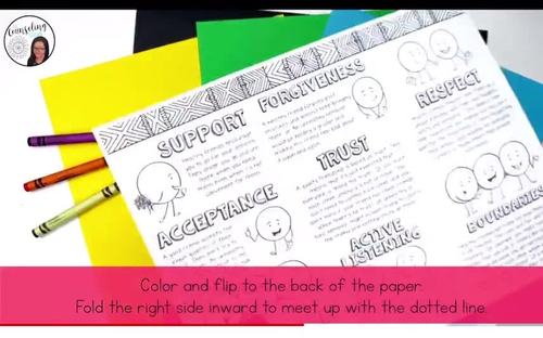 Friendships Brochure by The Counseling Teacher Brandy | TPT