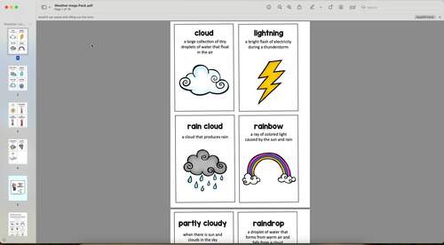 Weather Mega Pack by The Autism Helper | TPT