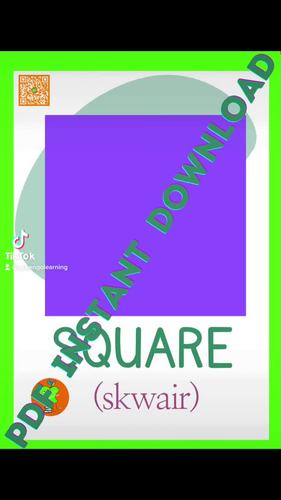 Colors & Shapes / ESL FLASHCARDS / Level I / Lesson 2 - (guided ...