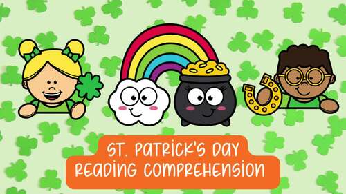 St. Patrick's Day Reading Kindergarten First Grade March Reading Worksheets