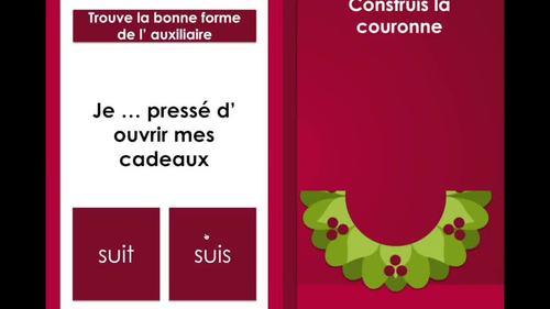French Present Tense ÊTRE AVOIR Christmas Themed Activities GOOGLE SLIDES